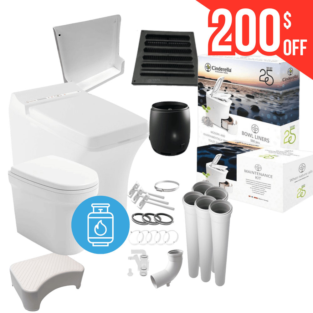 Cinderella® Incineration Toilet Bundles - Sustainable Solutions ...